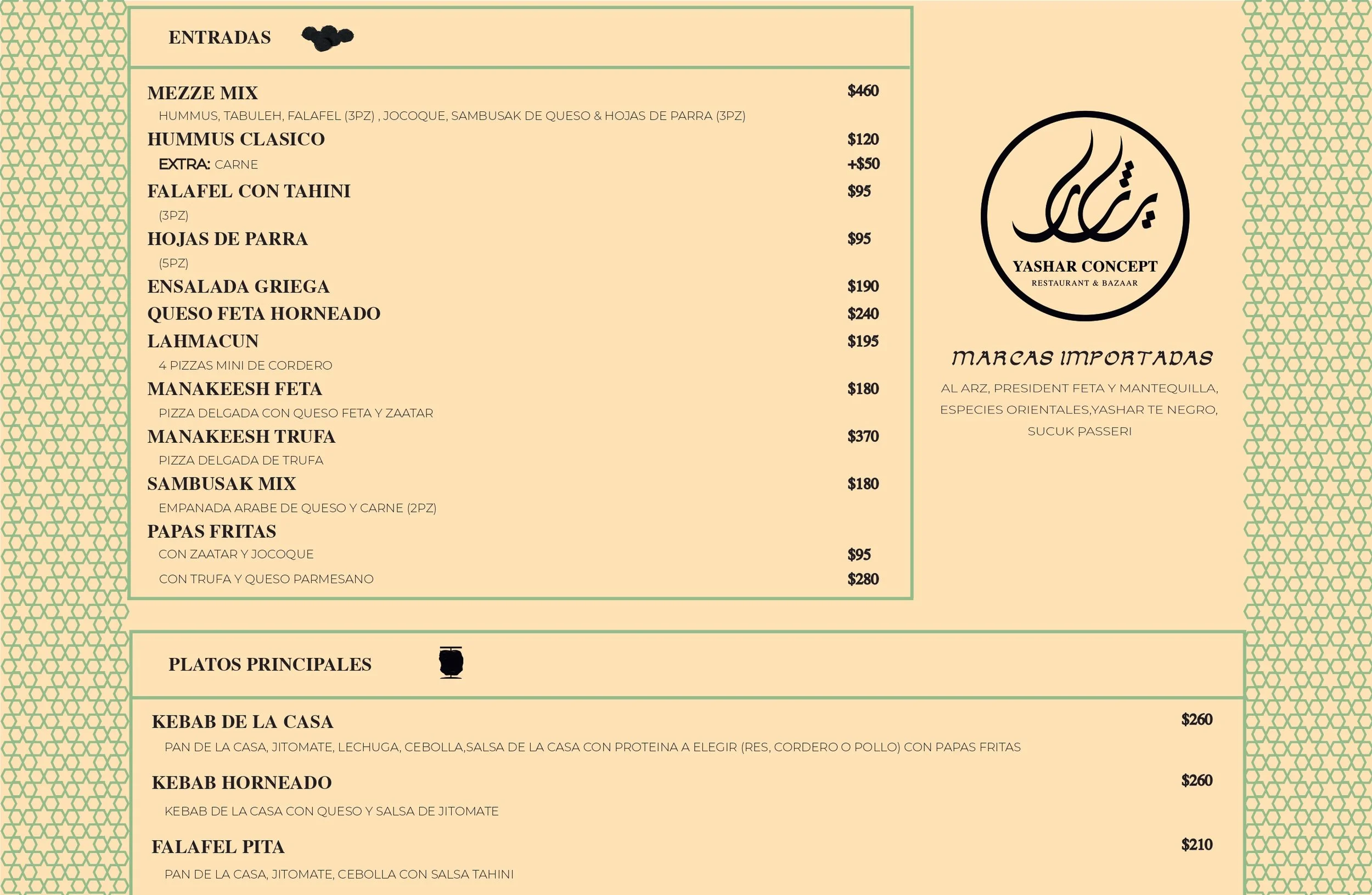 Menu — Grupo Mazze