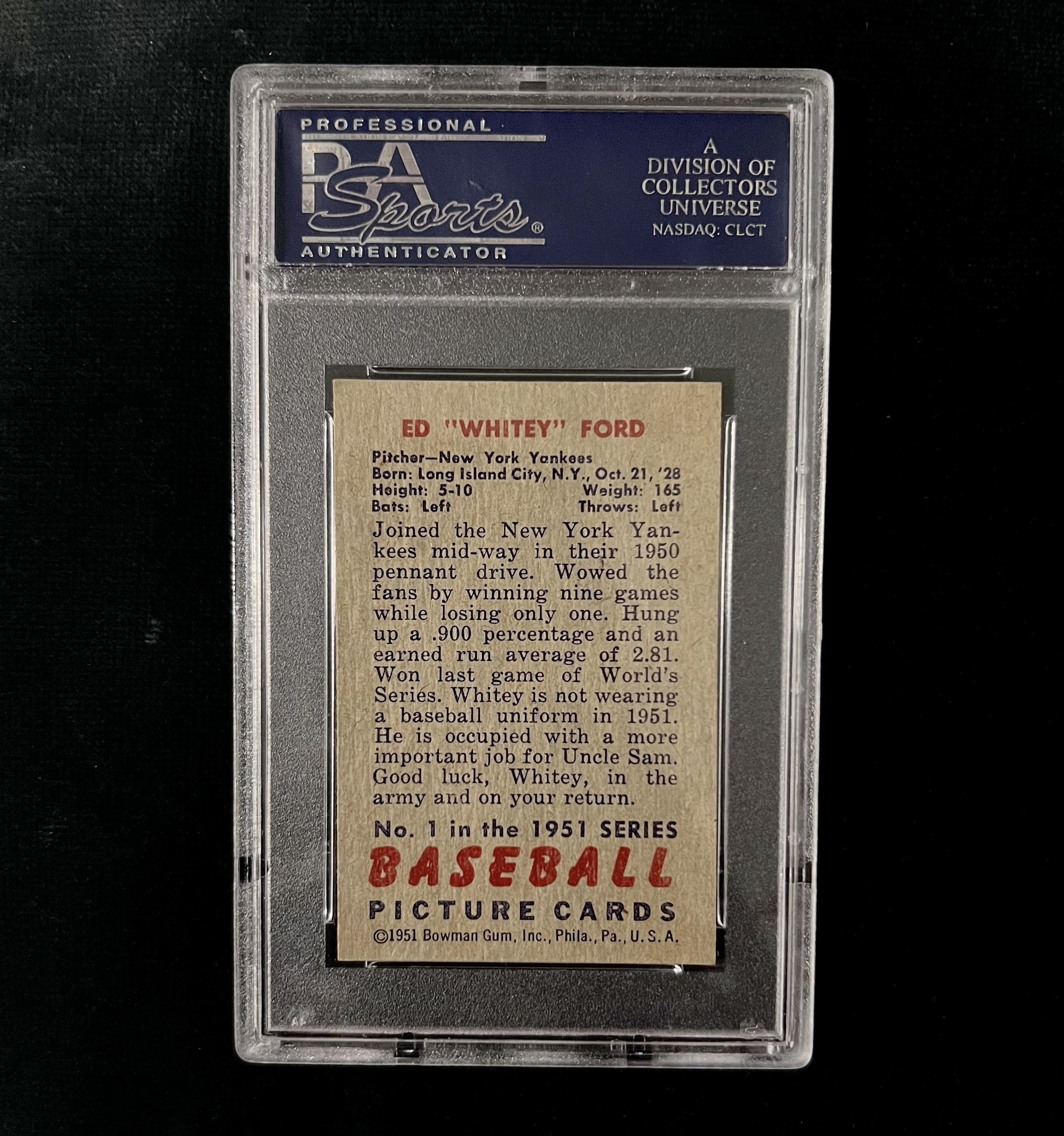 Whitey Ford Signed and Framed Color Photograph — The Bullpen Sports ...