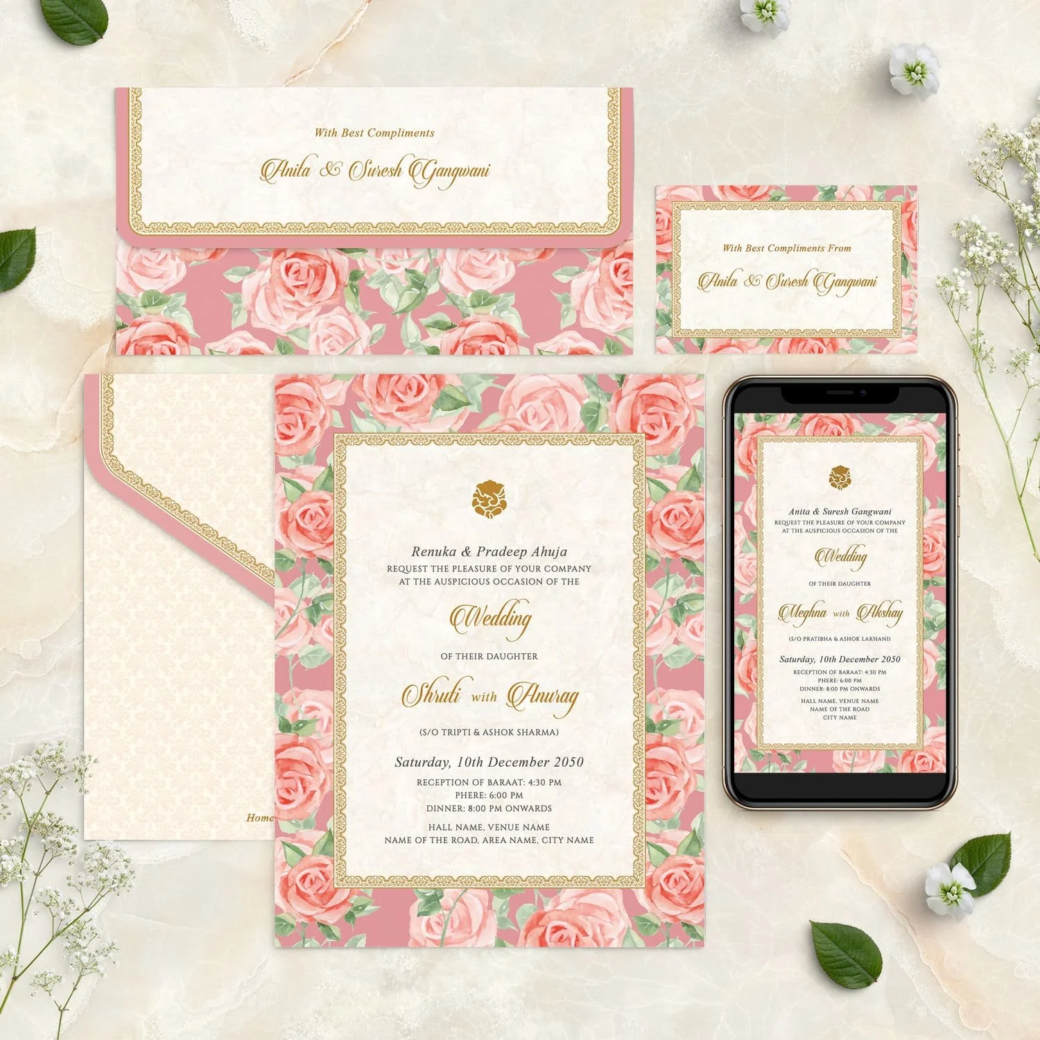 Baraat Wedding Card