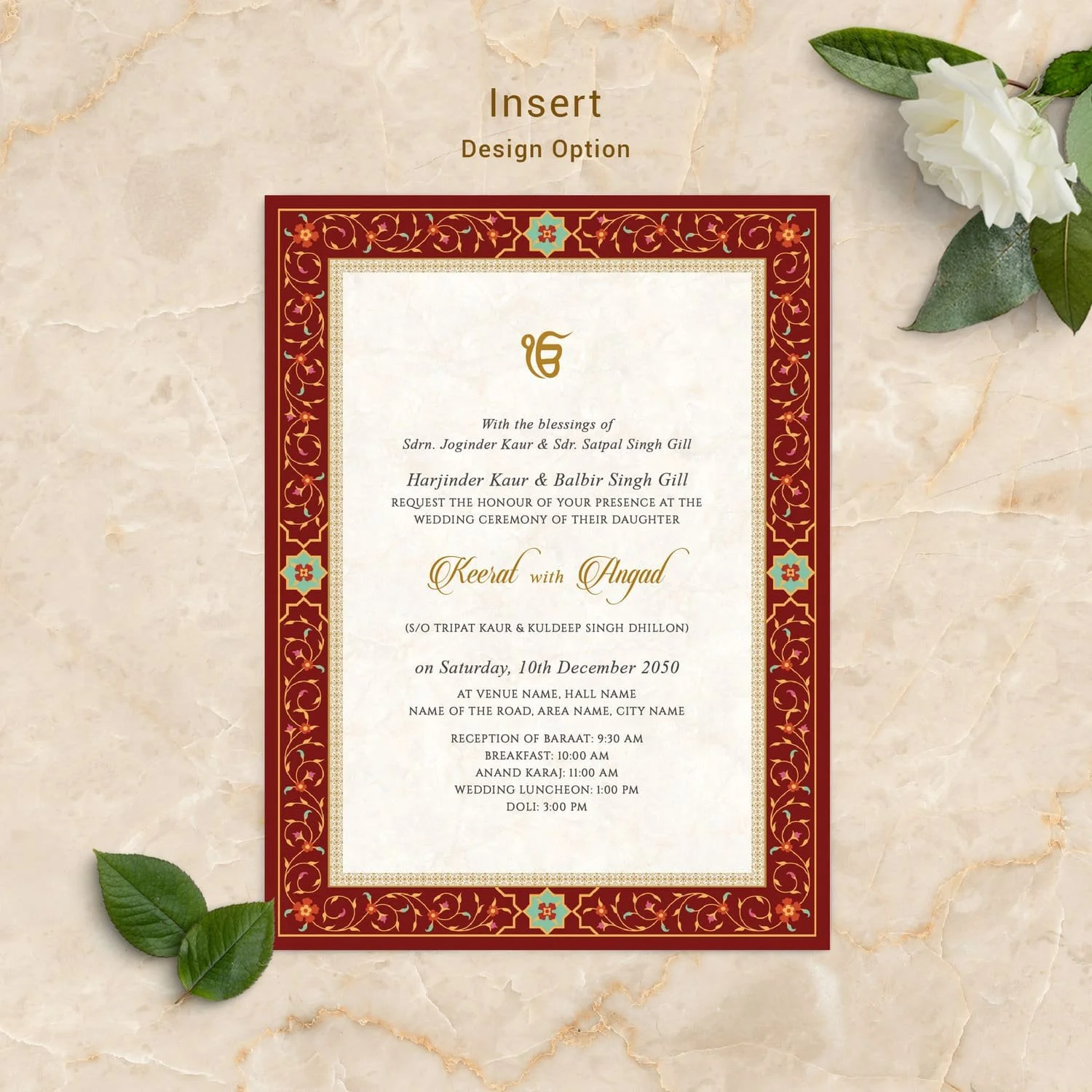 Royal Wedding Invitation Cards Designs