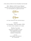 Nikah Wording Templates | Rohan & Aparna