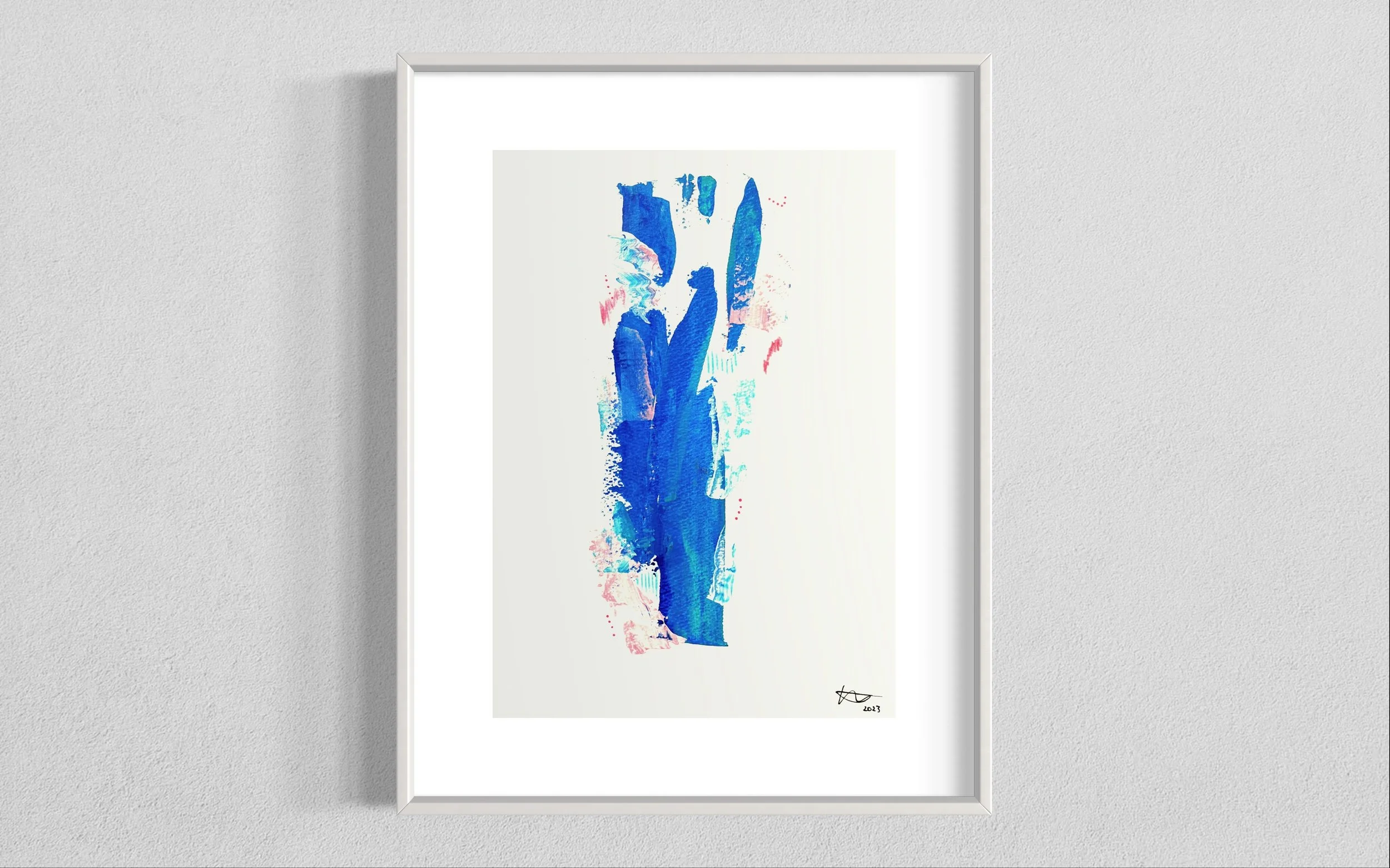 Poly Amor No. 1 - Original, A4 | Lily Okamoto | Contemporary Abstract ...