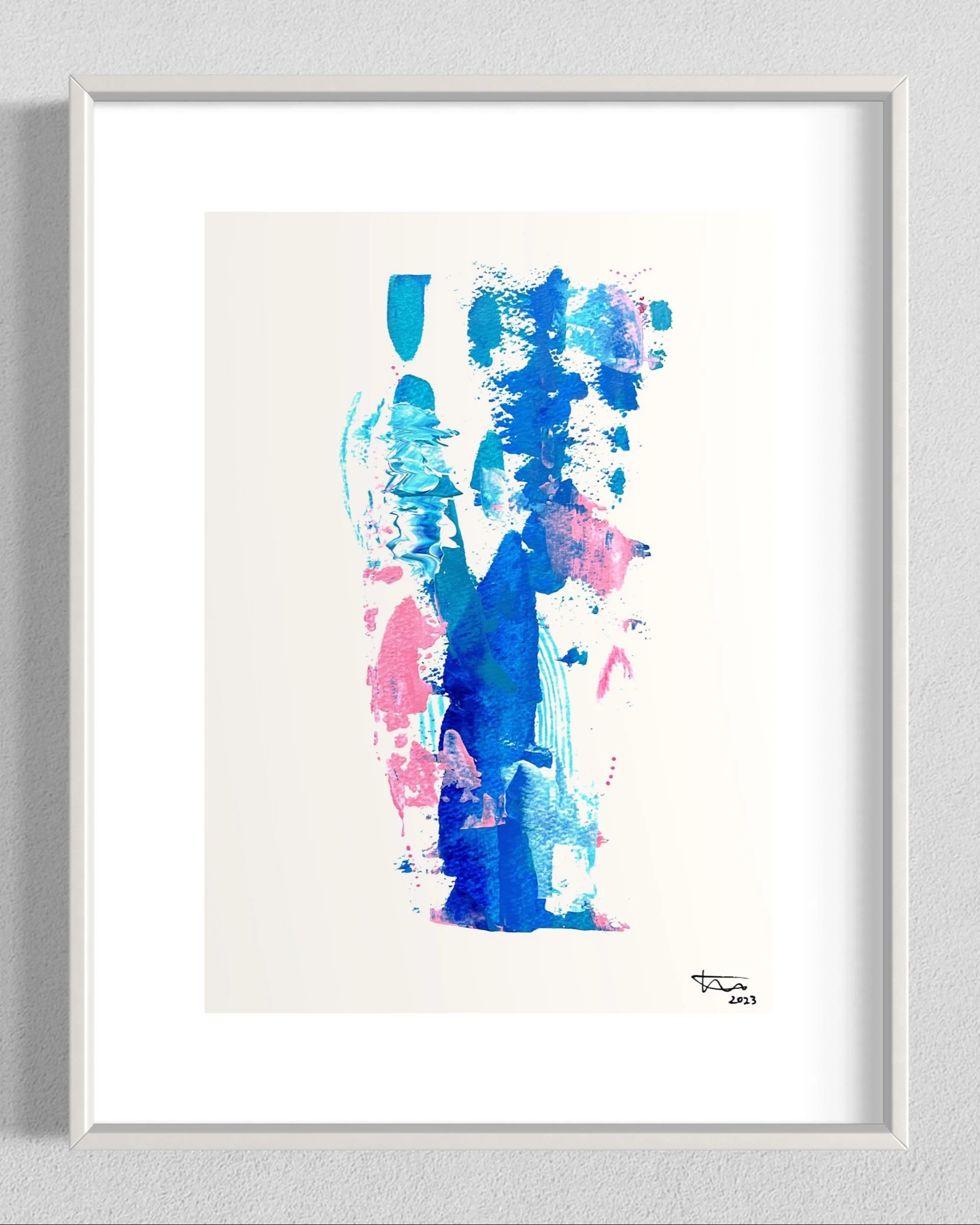 Poly Amor No. 1 - Original, A4 | Lily Okamoto | Contemporary Abstract ...
