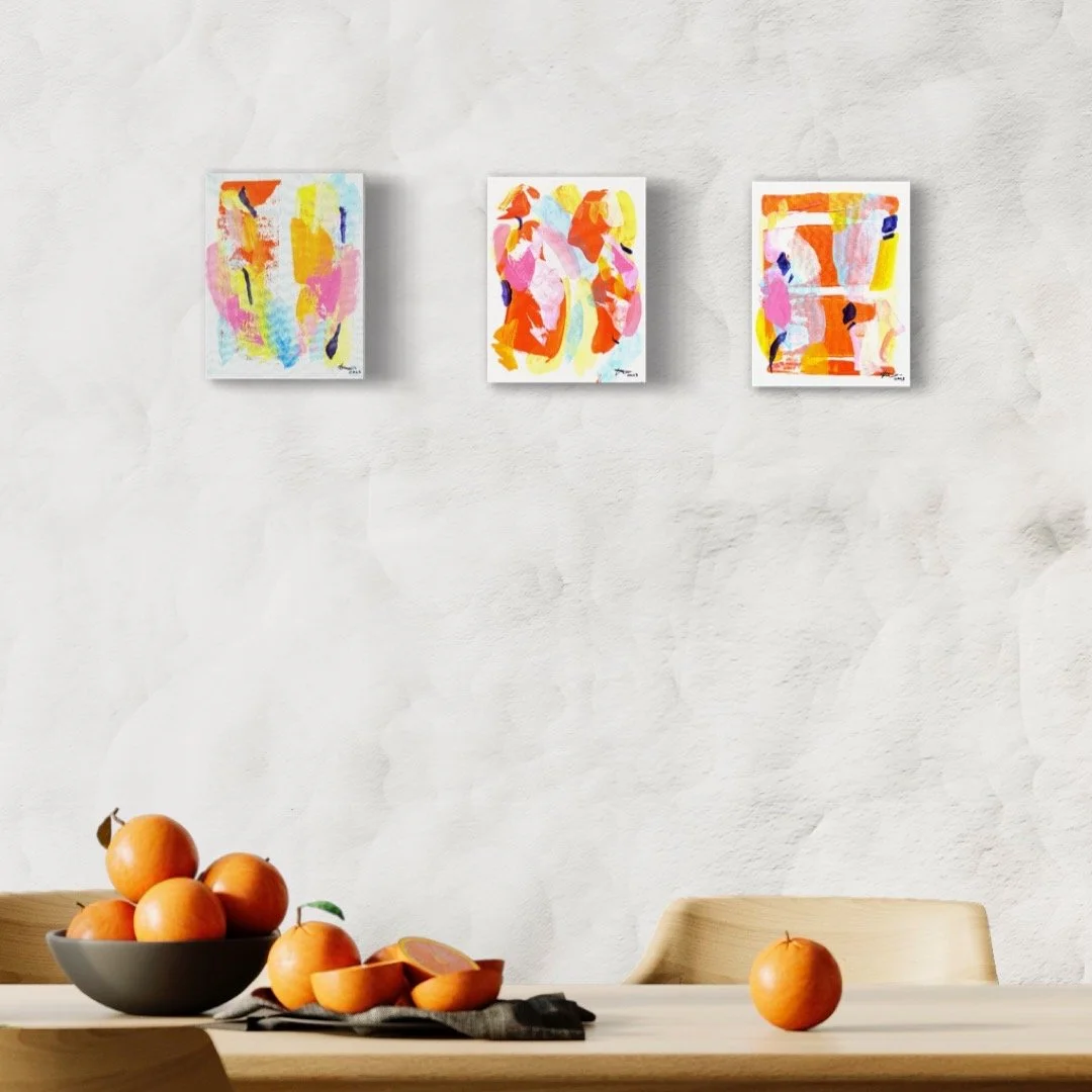 Poly Amor No. 1 - Original, A4 | Lily Okamoto | Contemporary Abstract ...