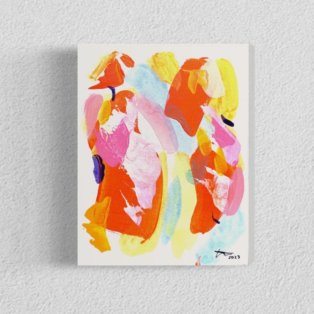 Poly Amor No. 1 - Original, A4 | Lily Okamoto | Contemporary Abstract ...