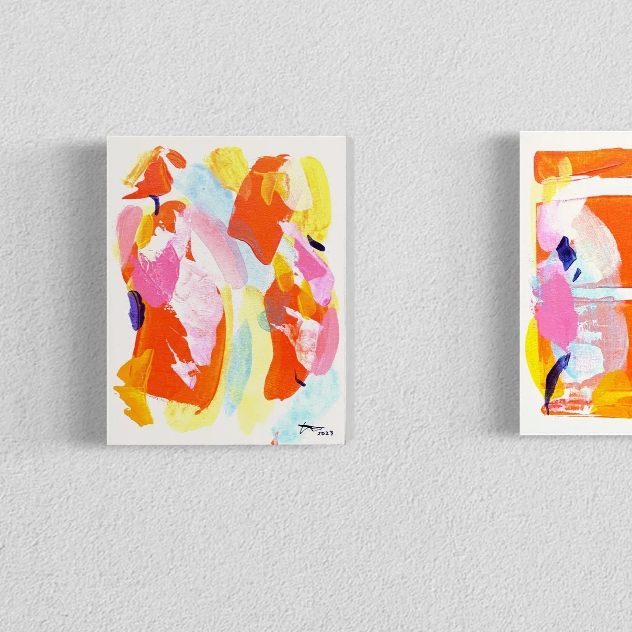 Poly Amor No. 1 - Original, A4 | Lily Okamoto | Contemporary Abstract ...