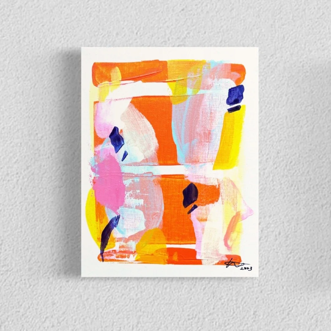 Poly Amor No. 1 - Original, A4 | Lily Okamoto | Contemporary Abstract ...