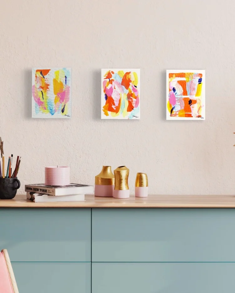 Poly Amor No. 1 - Original, A4 | Lily Okamoto | Contemporary Abstract ...