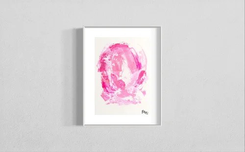 Poly Amor No. 1 - Original, A4 | Lily Okamoto | Contemporary Abstract ...