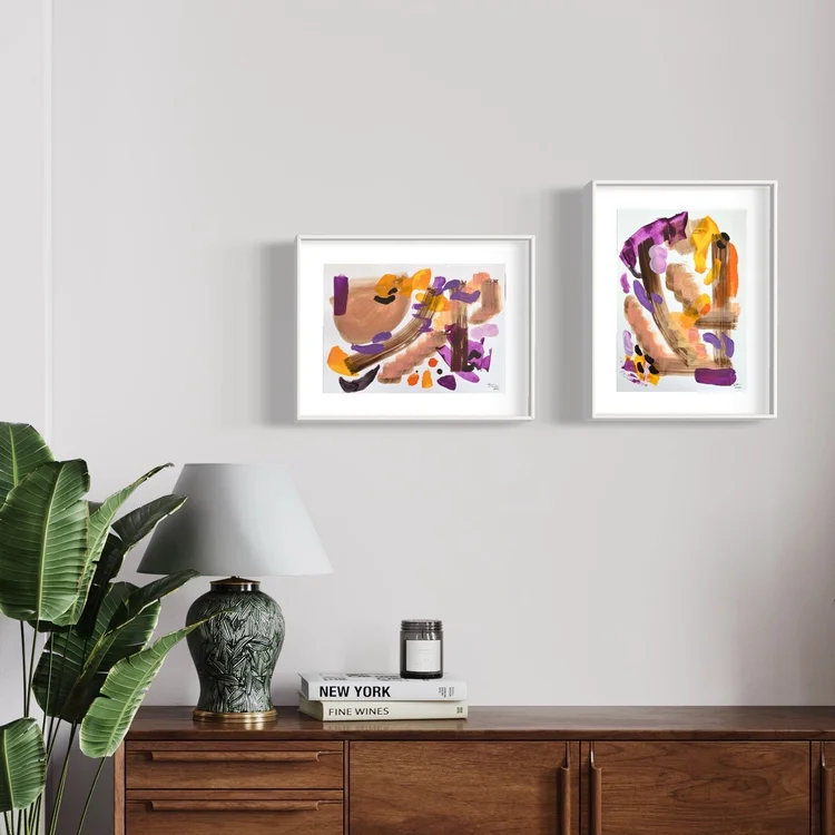 Poly Amor No. 1 - Original, A4 | Lily Okamoto | Contemporary Abstract ...