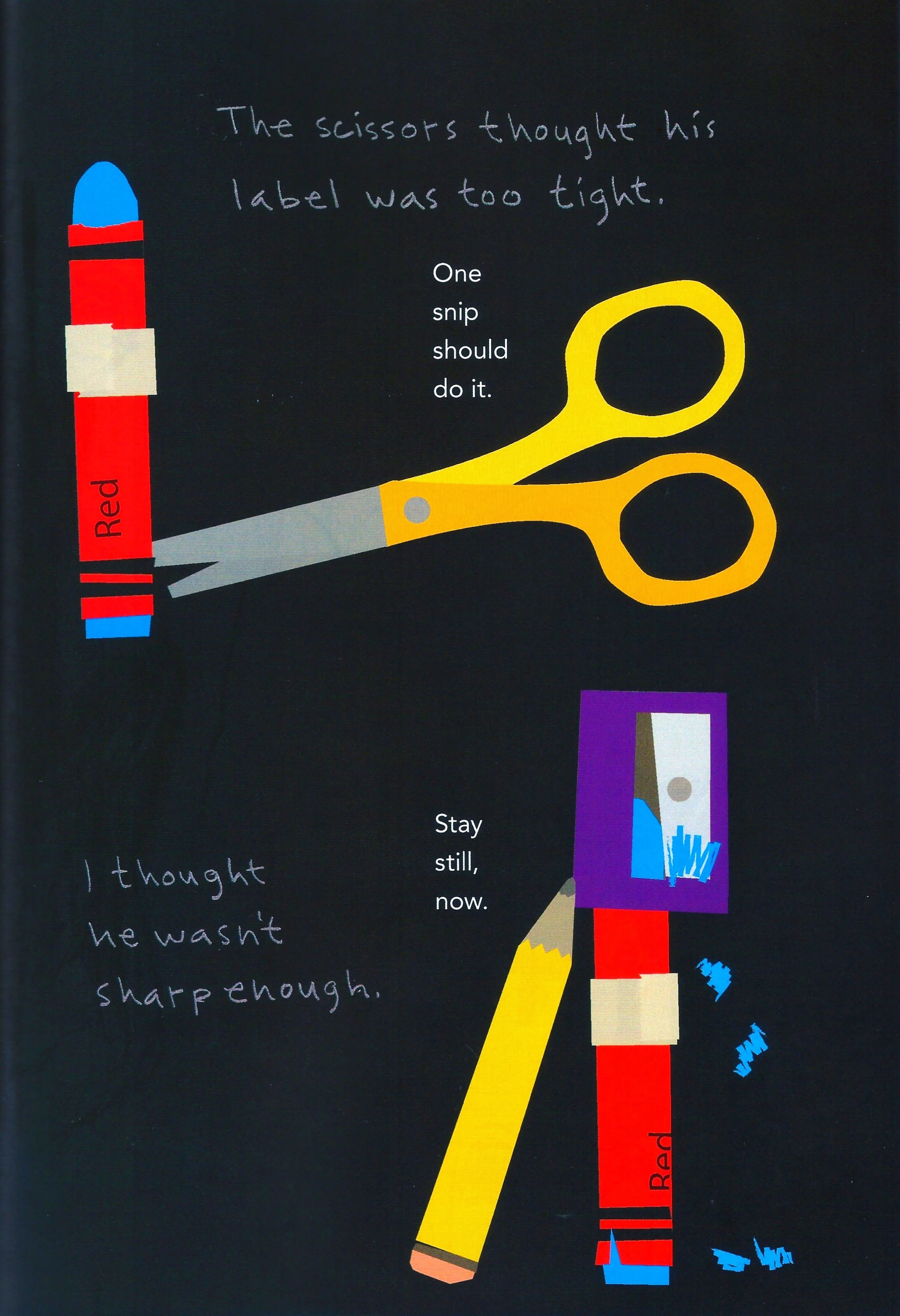 Red: A Crayon's Story by Michael Hall — Library Exposed