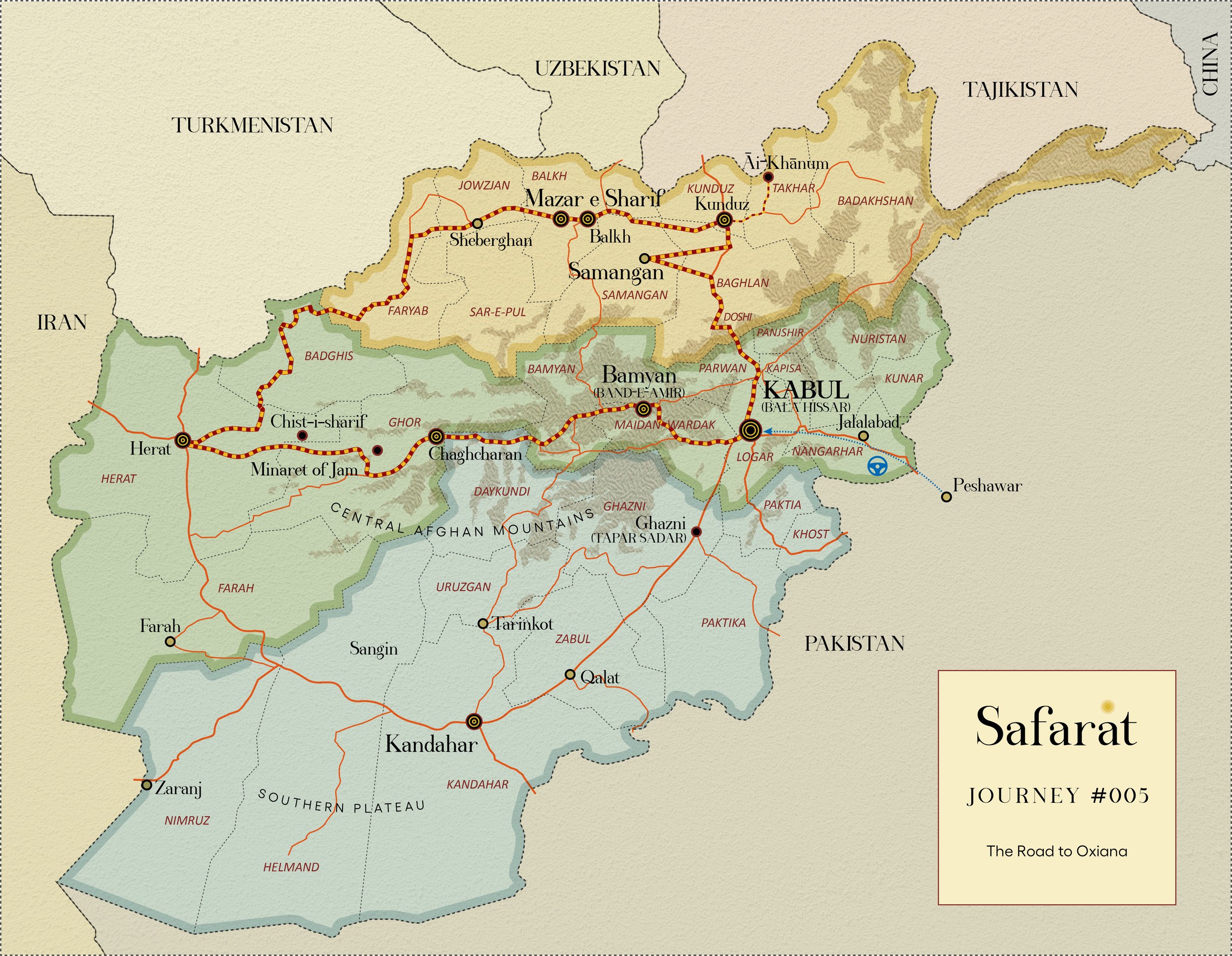 Tour of Afghanistan including Balkh, Mazar, Kunduz and Bamyan — Safarat