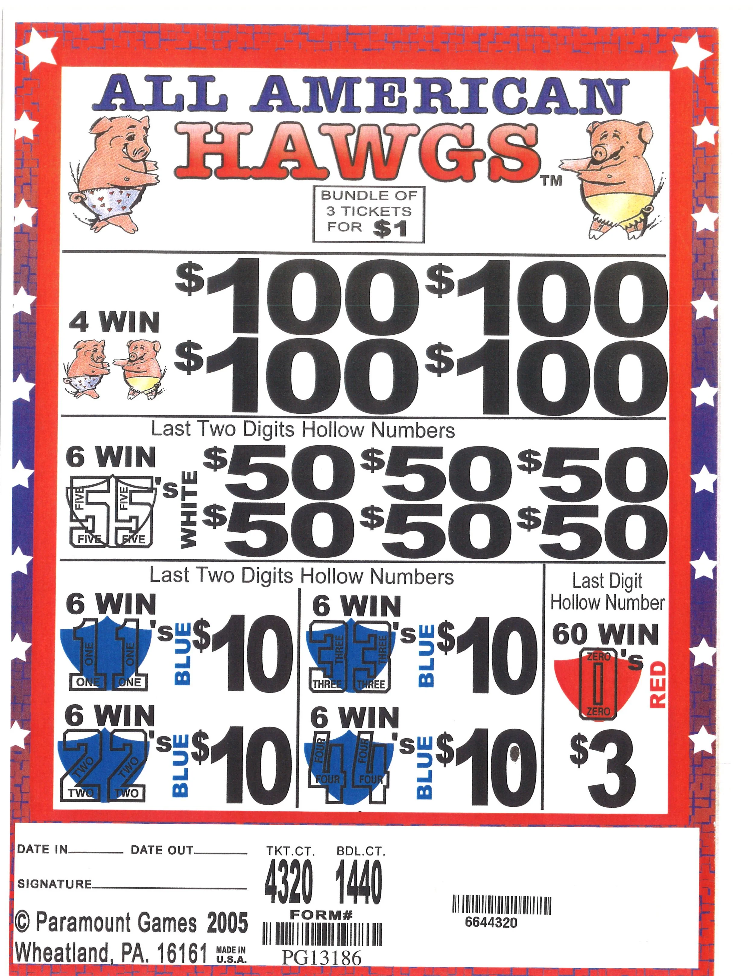 Jar Tickets - $1 — Western Distributing