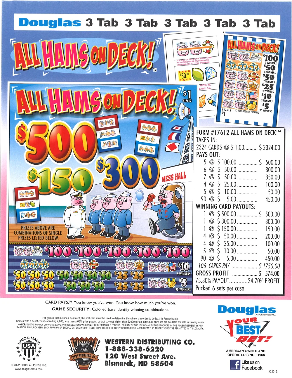 Hard Cards - $1 — Western Distributing