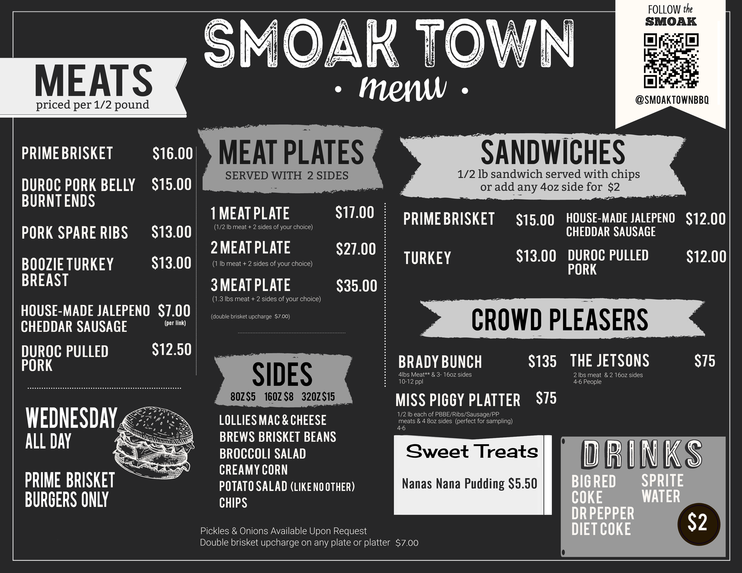 MENU — Smoak Town BBQ