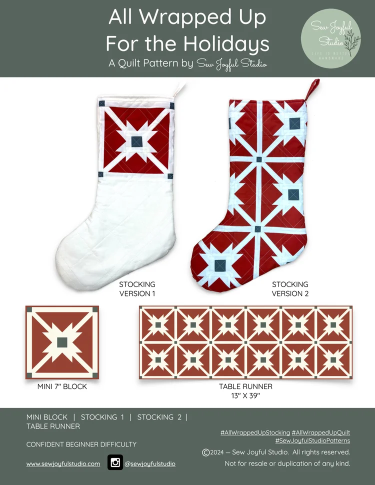 Infinite Weave Quilt Pattern - PDF Download — Sew Joyful Studio