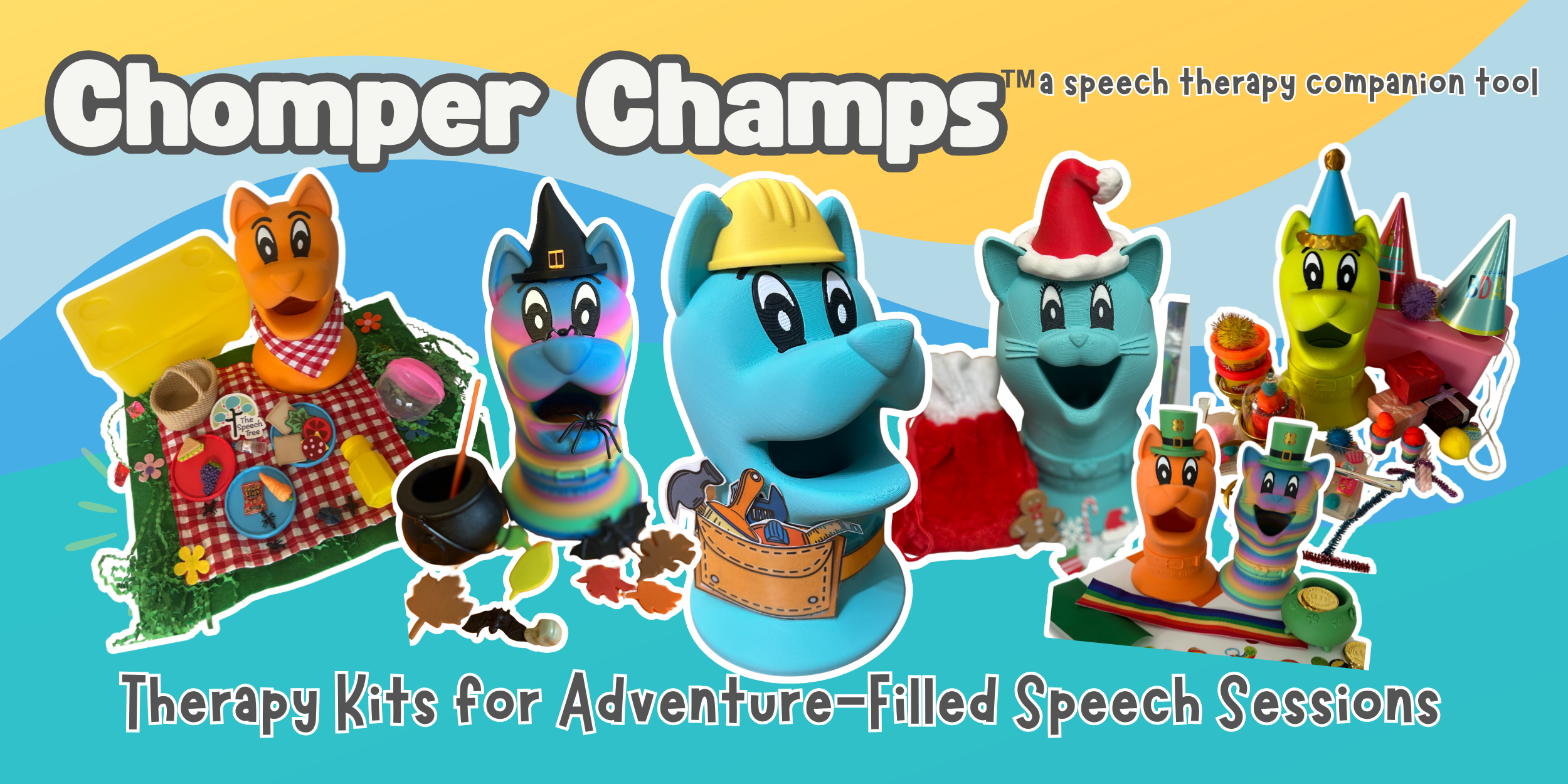 Chomper Champs - Fun Based Speech Therapy Tools and Kits For Pediatric SLPs