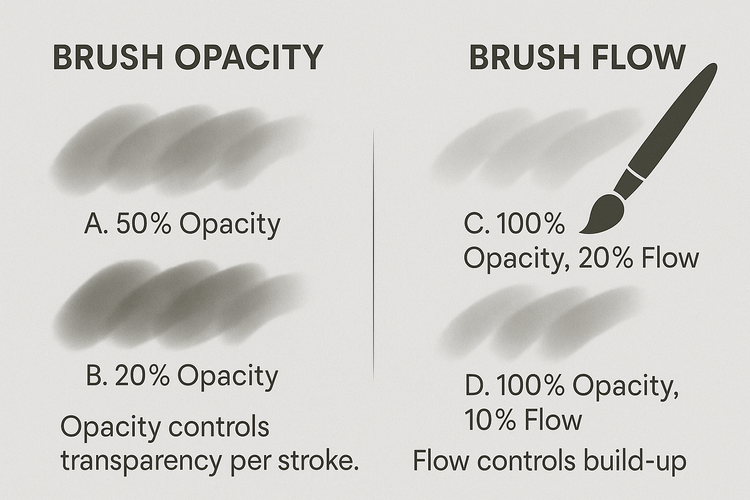 Opacity, Fill, and Flow — What’s the Real Difference in Photoshop ...