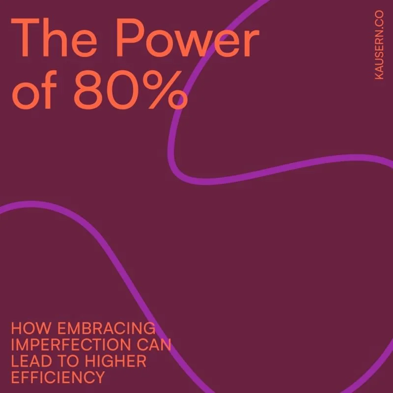 The power of 80% — Building Better Leaders