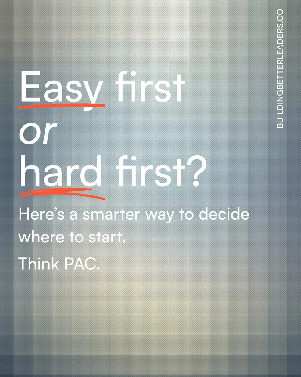Easy first or hard first? Here’s a smarter way to decide where to start ...