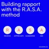 Building rapport with the R.A.S.A method — Building Better Leaders