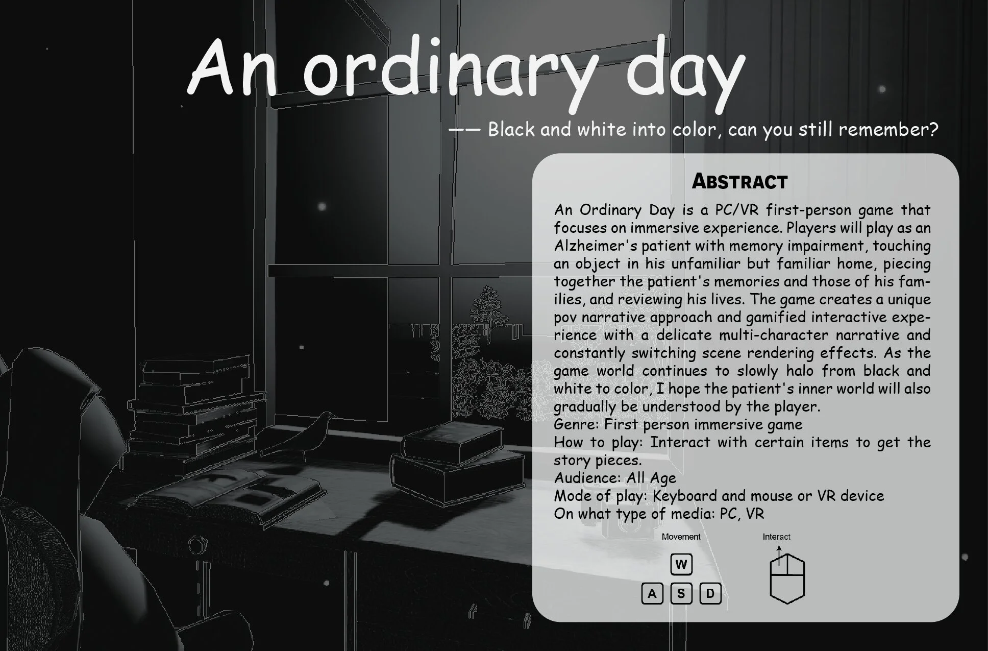 Personal project - An Ordinary Day — Luna Lou - Level & Combat Designer