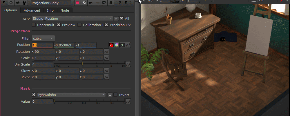 ProjectionBuddy — HIRAM GIFFORD | Nuke Compositing, tools, tips and tricks
