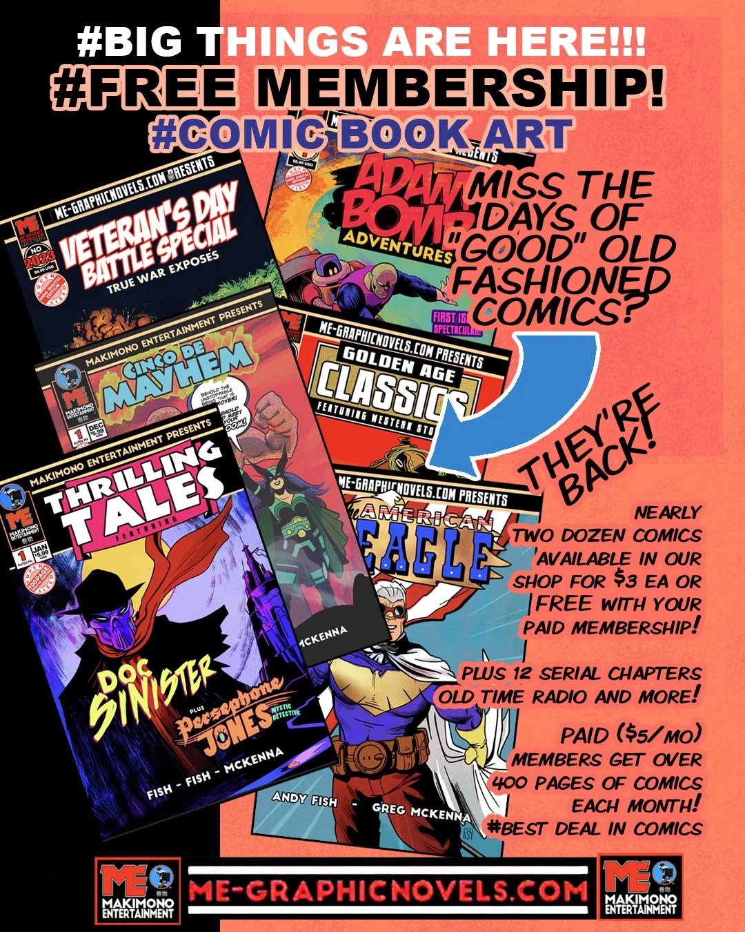 MISS THE GOOD OLD DAYS OF COMICS? — ME GRAPHIC NOVELS