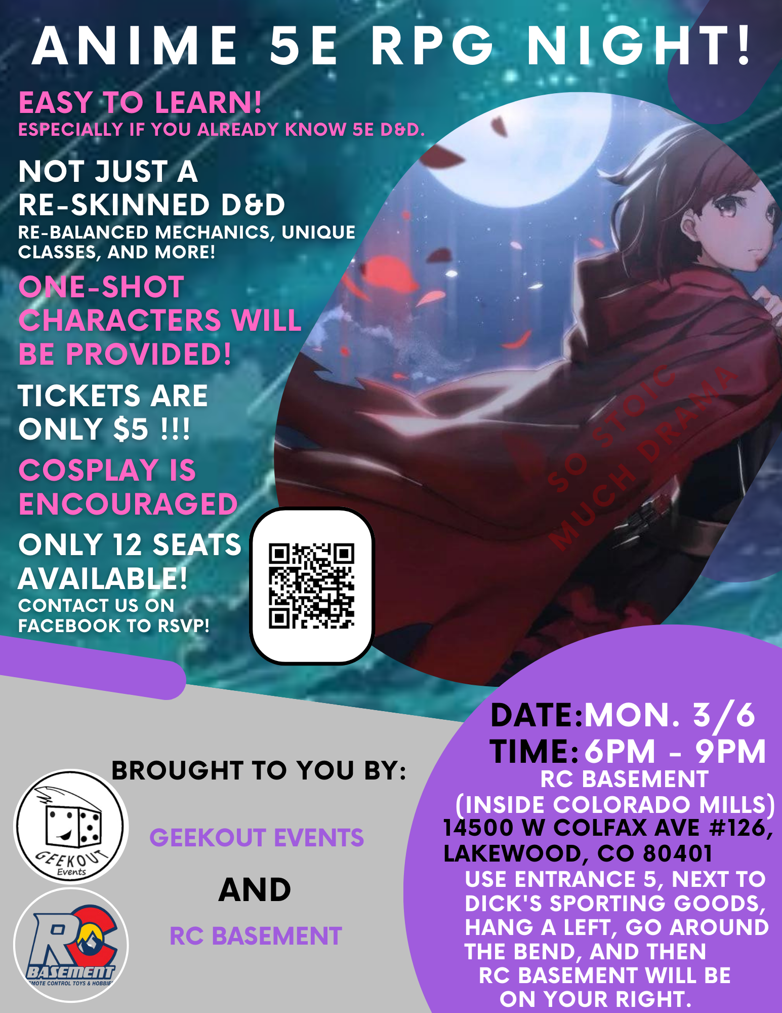 Anime 5e RPG Game — RC Basement