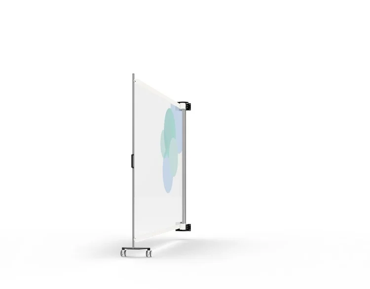KwickScreen Air | Fixed-to-Wall Hygienic Hospital Privacy Screen ...