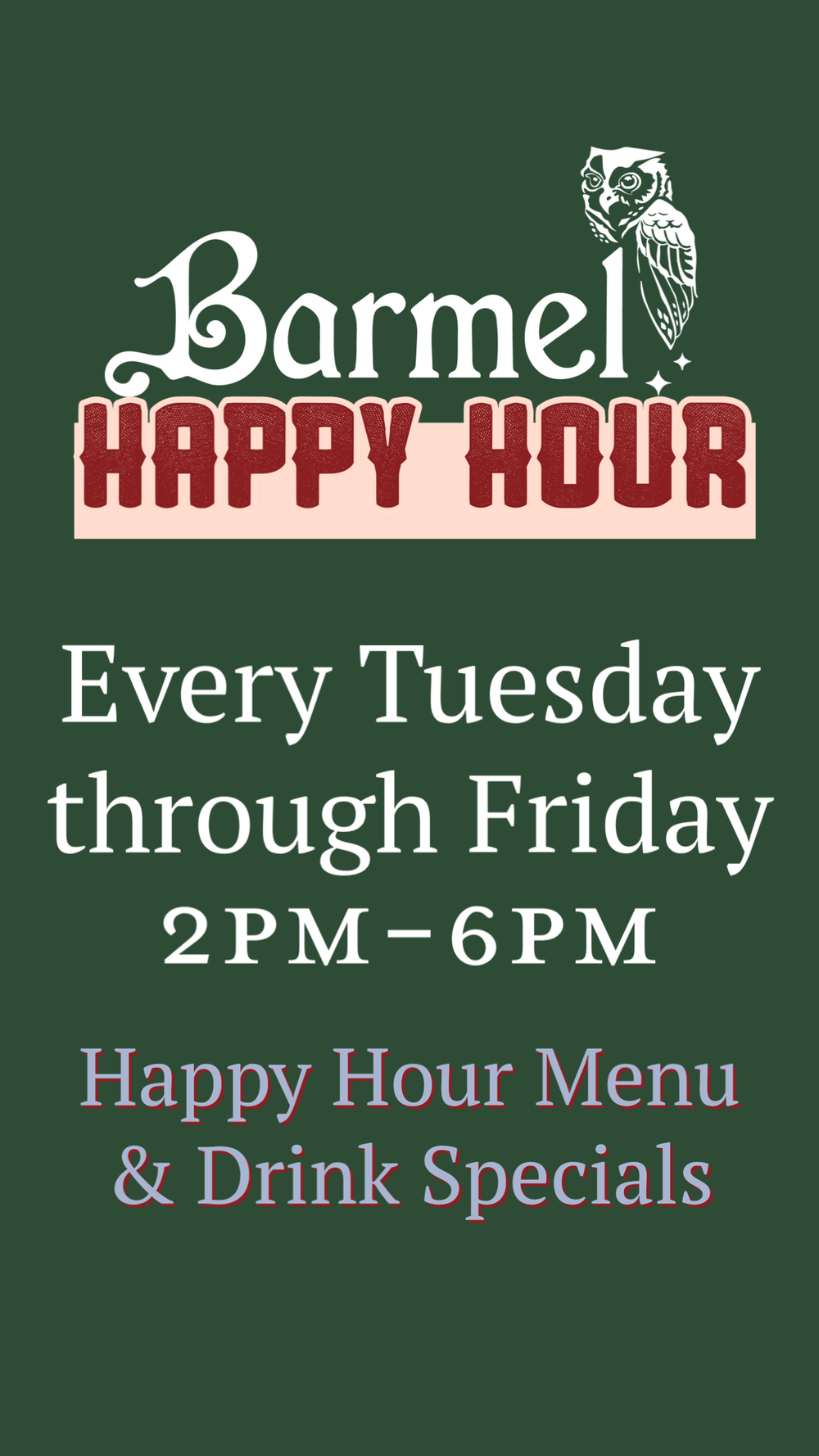 Happy Hour — Barmel