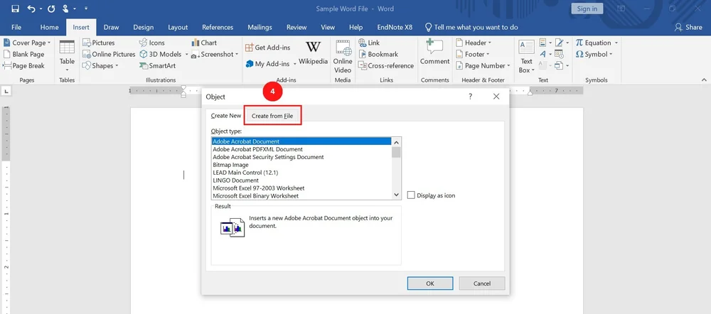 How to Embed an Excel File within a Word Document | Excel in Science