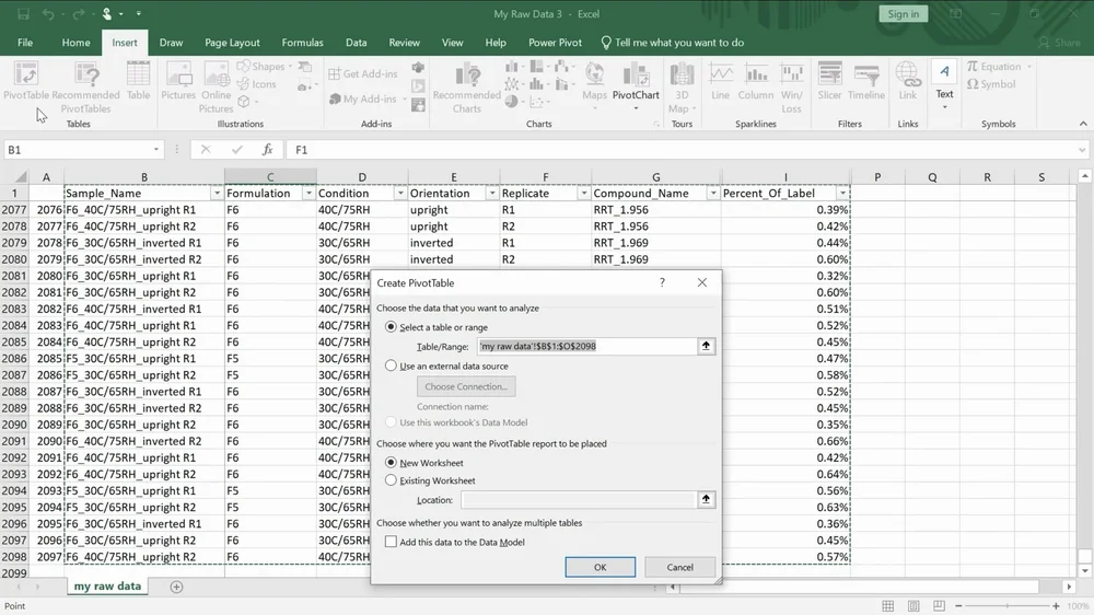 How to Create a Pivot Table in Excel in under 2 minutes! | Excel in Science
