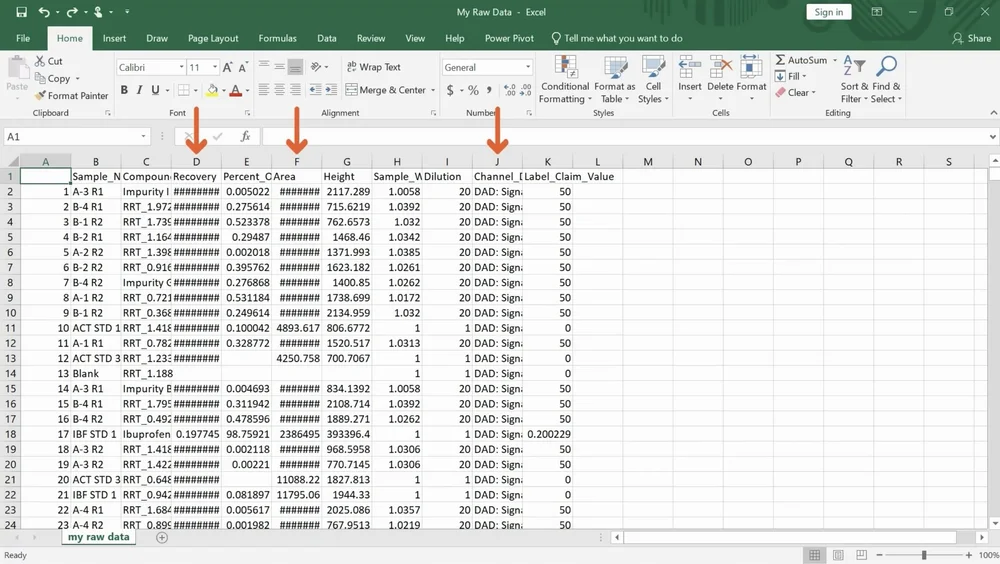 How to adjust column widths automatically in Excel | Excel in Science ...