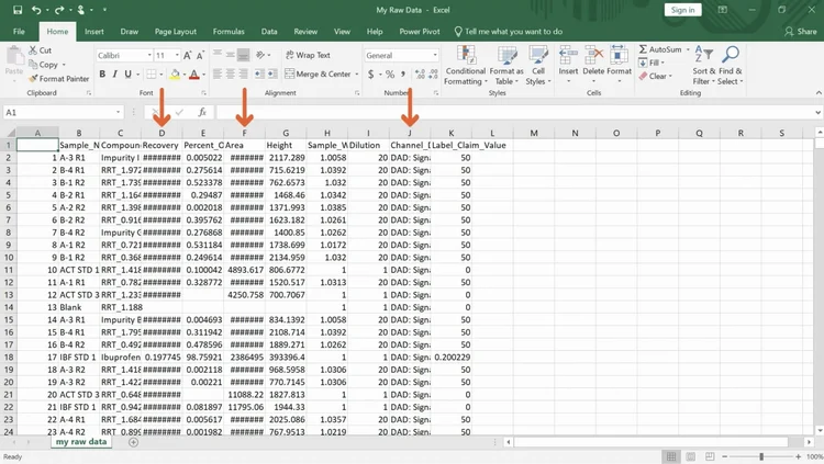 How to adjust column widths automatically in Excel | Excel in Science | Excel in Science