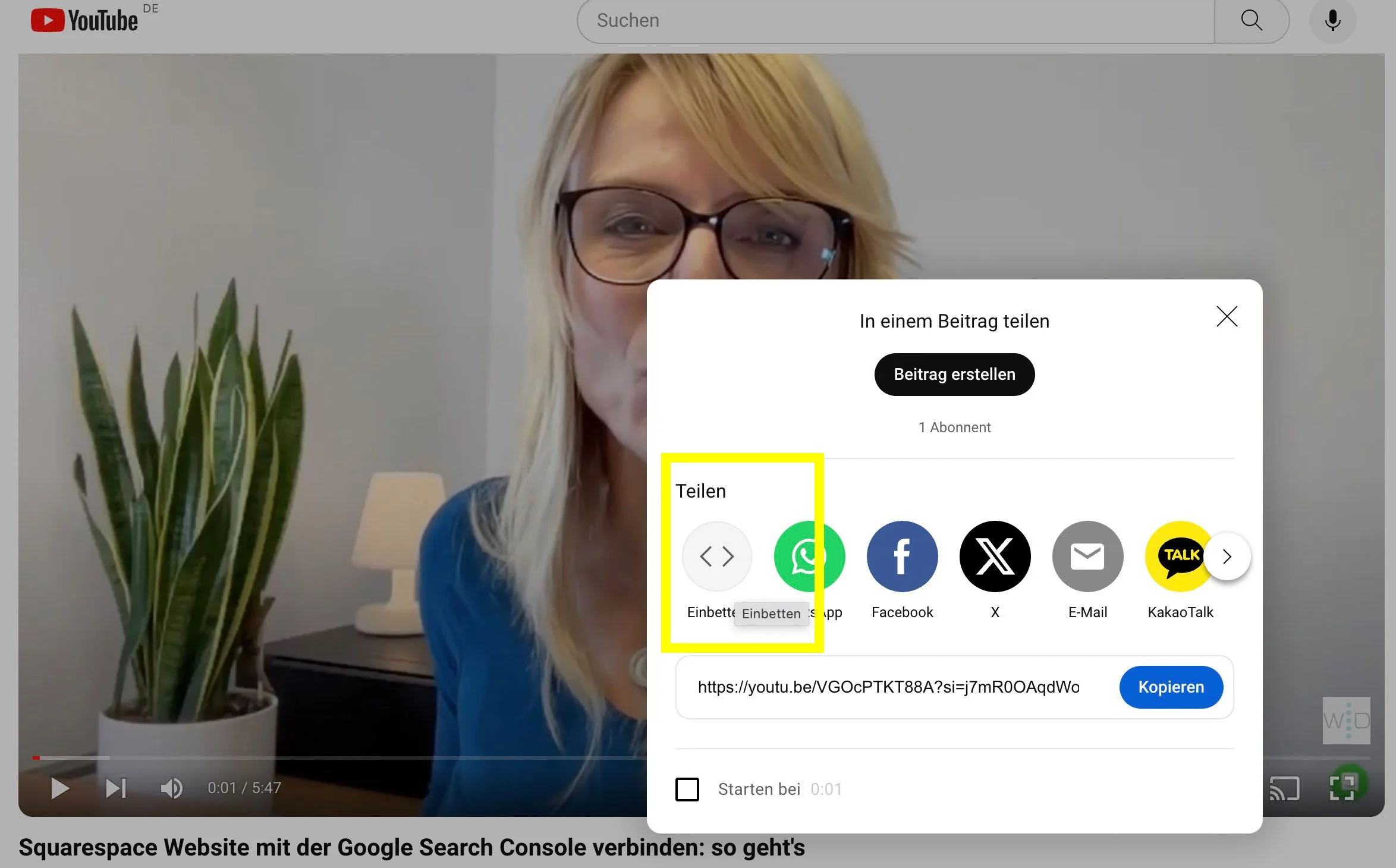 Videos auf Deiner Website einbinden – Wendrich Design | Website Logo Design