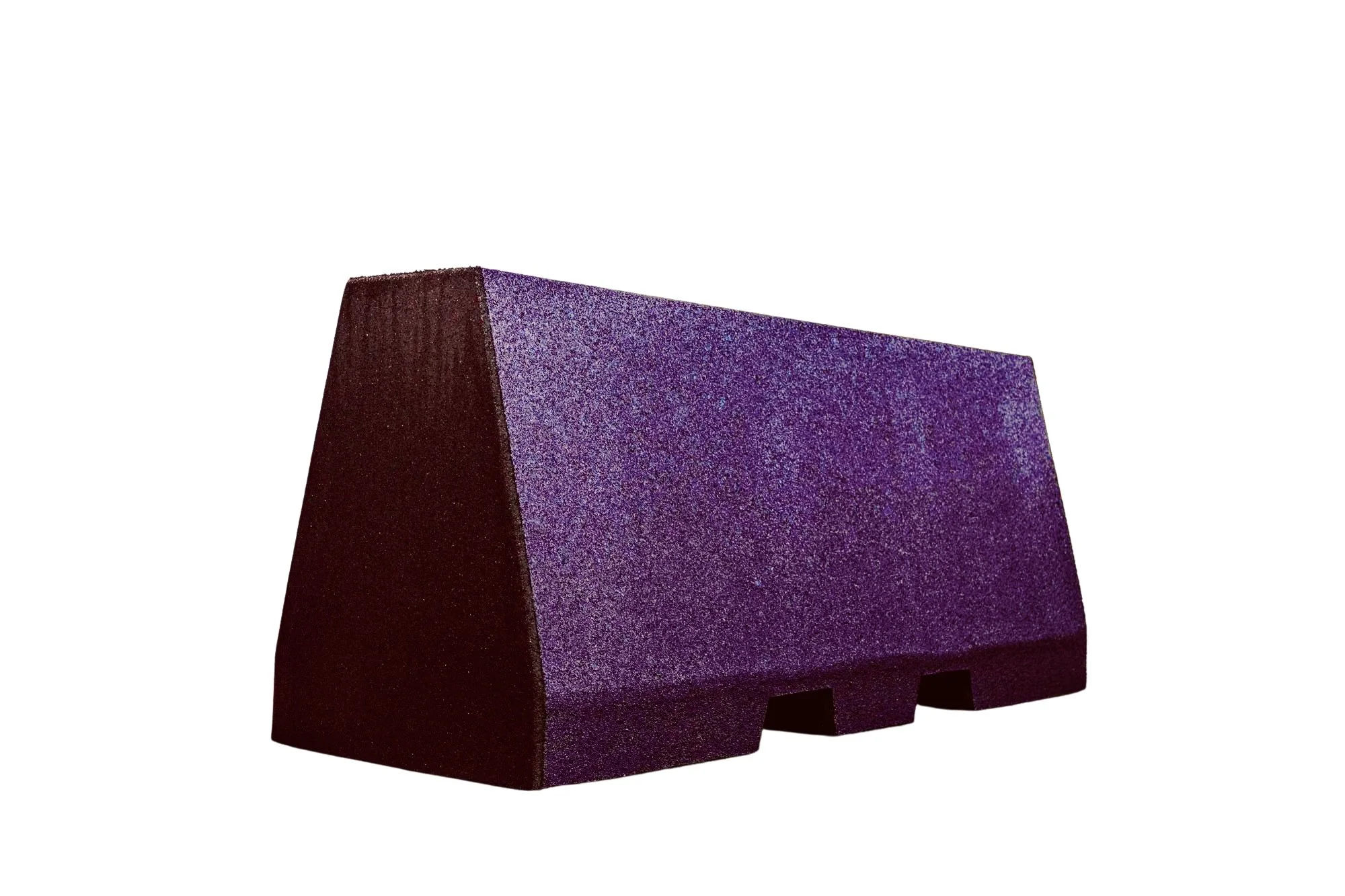 Concrete barrier alternatives made from recycled waste tires