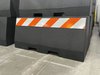 Recycled rubber barriers are better than concrete barriers.