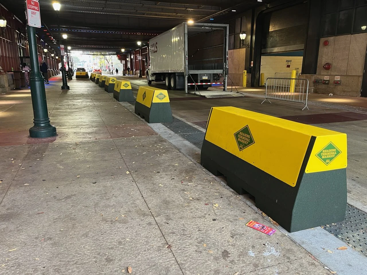 Recycled rubber barriers are better than concrete barriers.