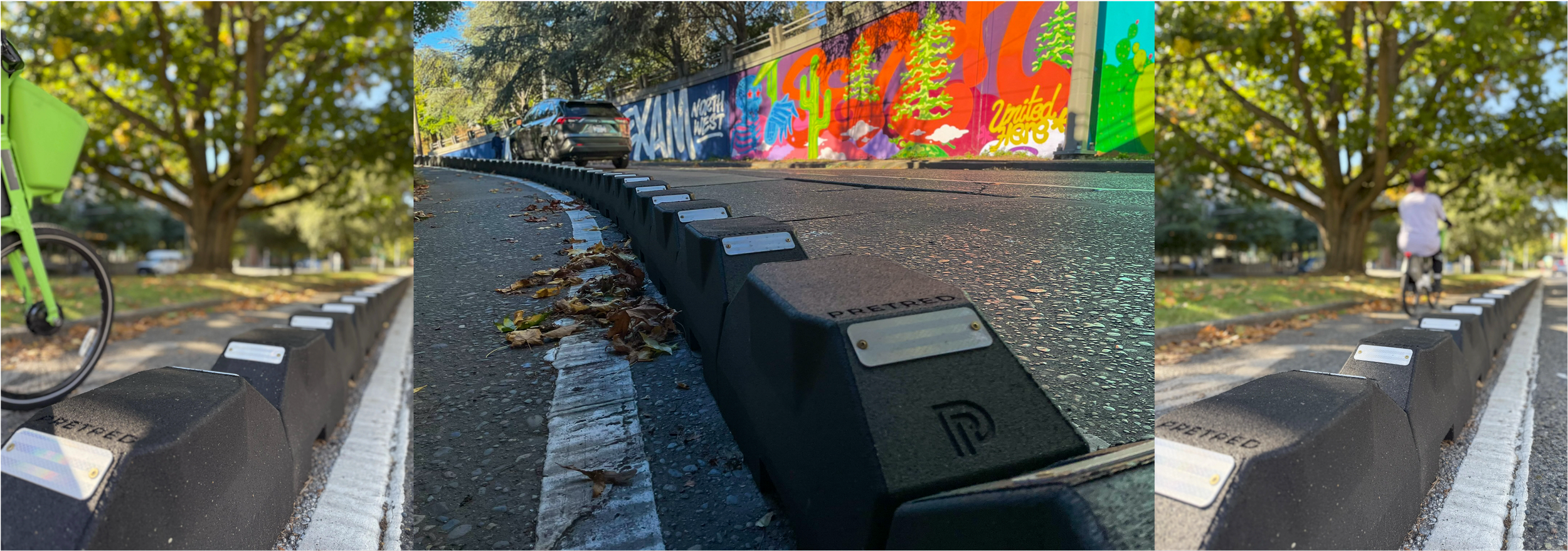 Sustainable barriers made from recycled waste tires with 95% less ...
