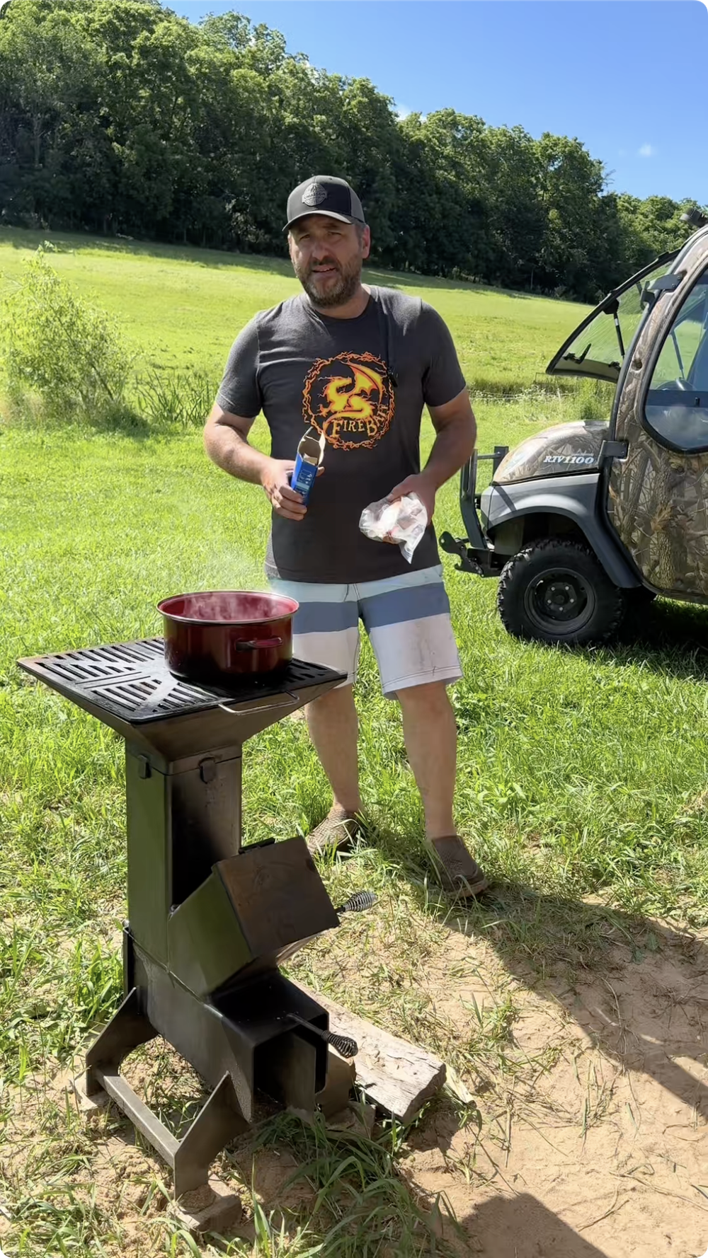 5 Easy Meals To Cook on a Rocket Stove | Chiasson Smoke