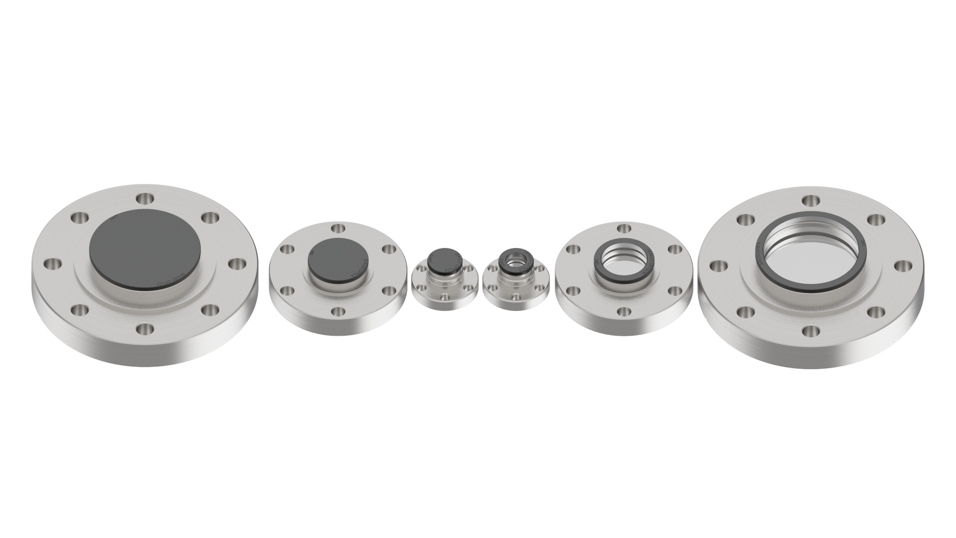 Calcium Fluoride (CaF2) Extended Range UHV Viewports — Sealed Optics