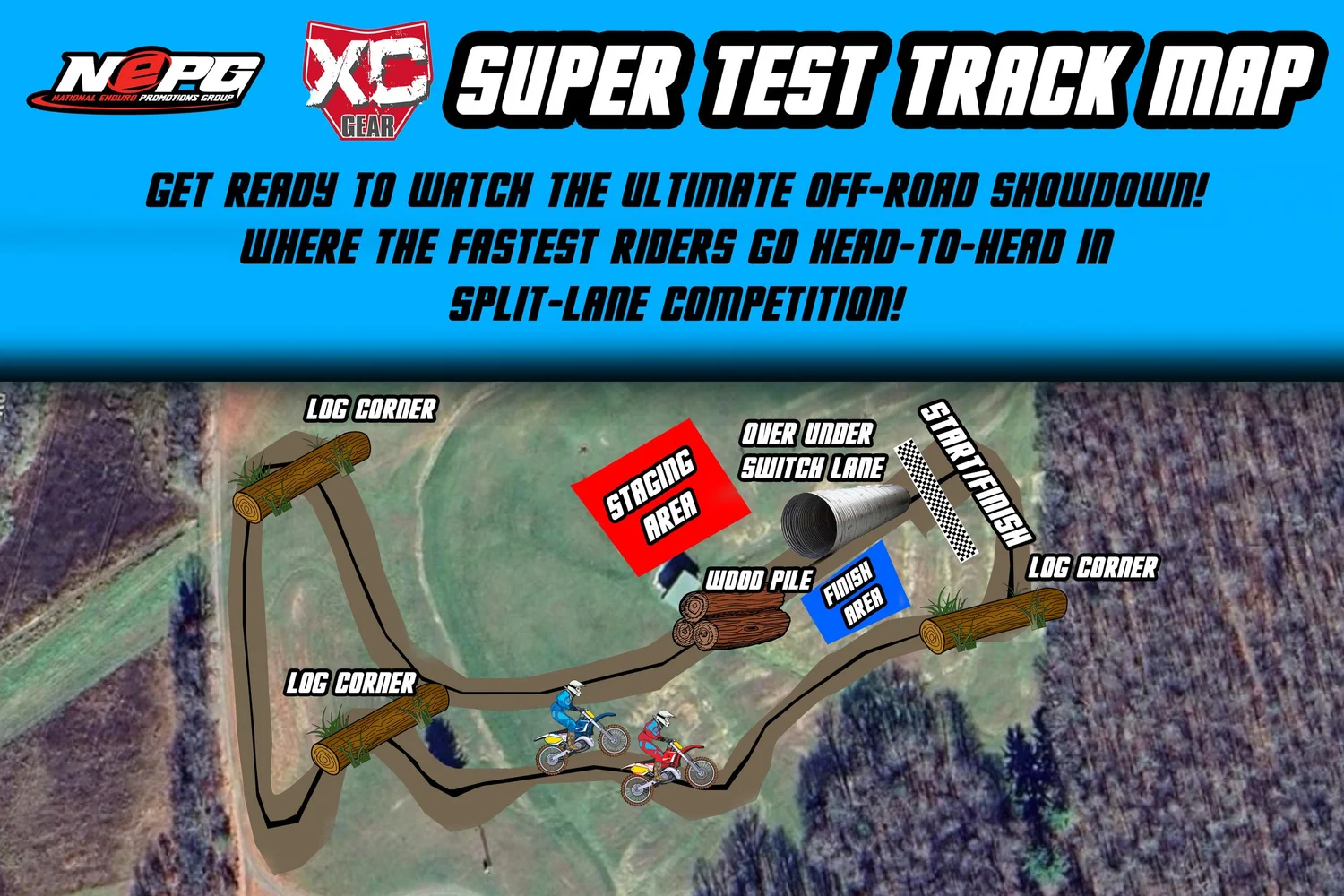 Super Test Track Map presented by NEPG & XC Gear — National Enduro