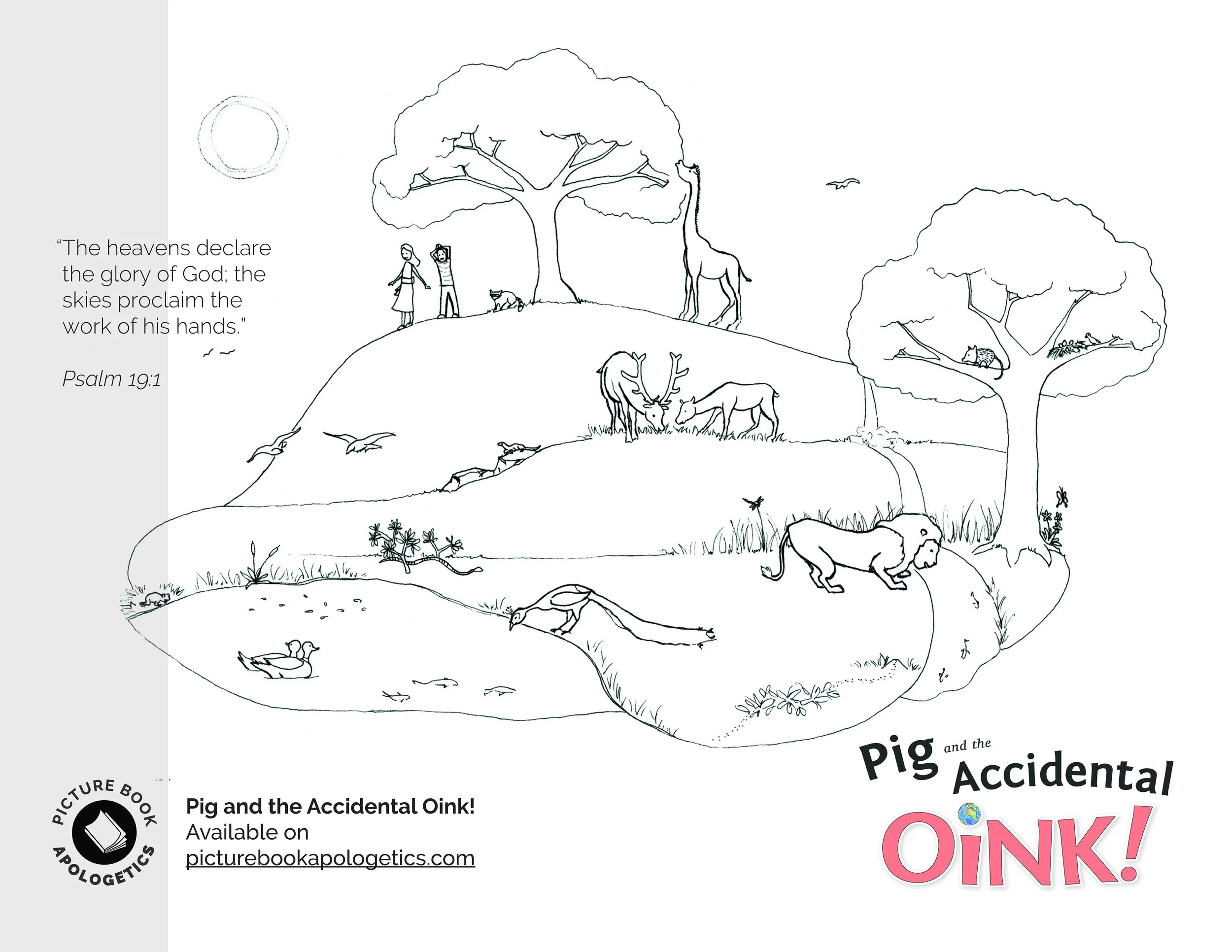 Chameleon's Can of Worms - Memory Verse & Coloring Page — Picture Book ...