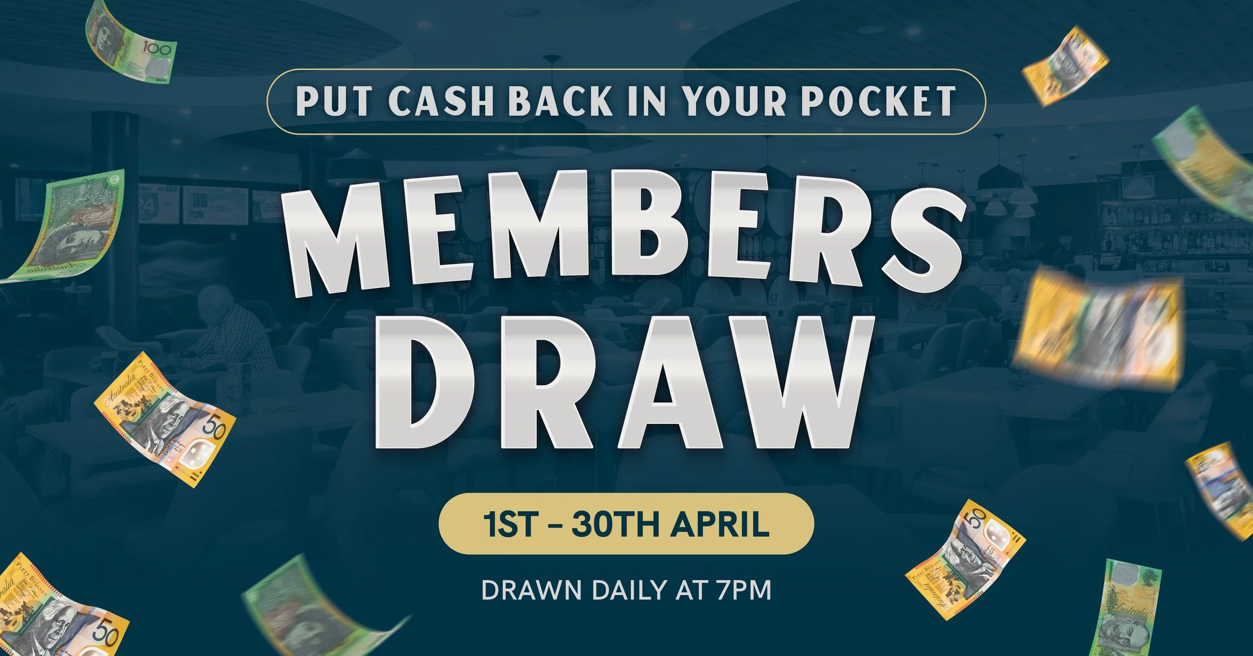 Members Cash Draw — Club Five Dock RSL