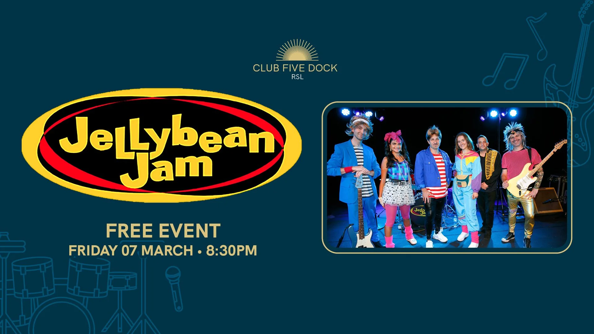 Jellybean Jam at Club Five Dock RSL — Club Five Dock RSL