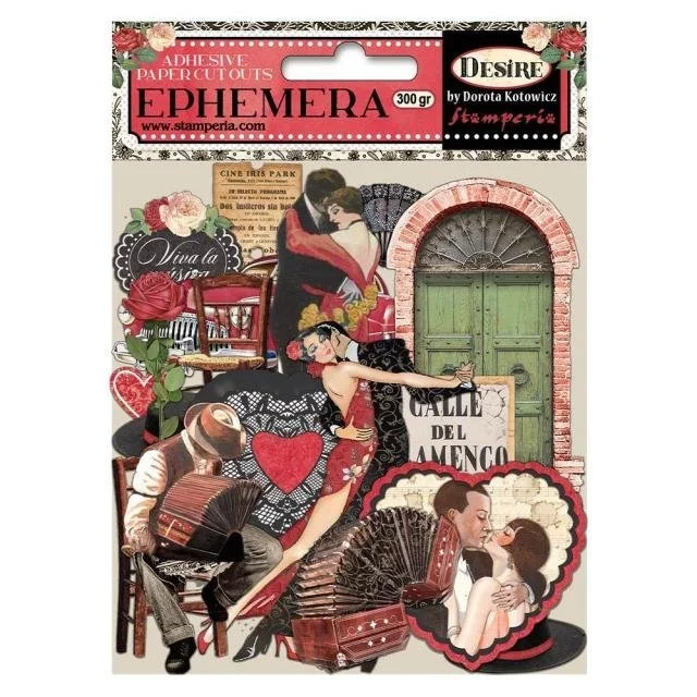 Stamperia - Vintage Library - Ephemera - DFLCT16 — Cobwebbs Craft Studio