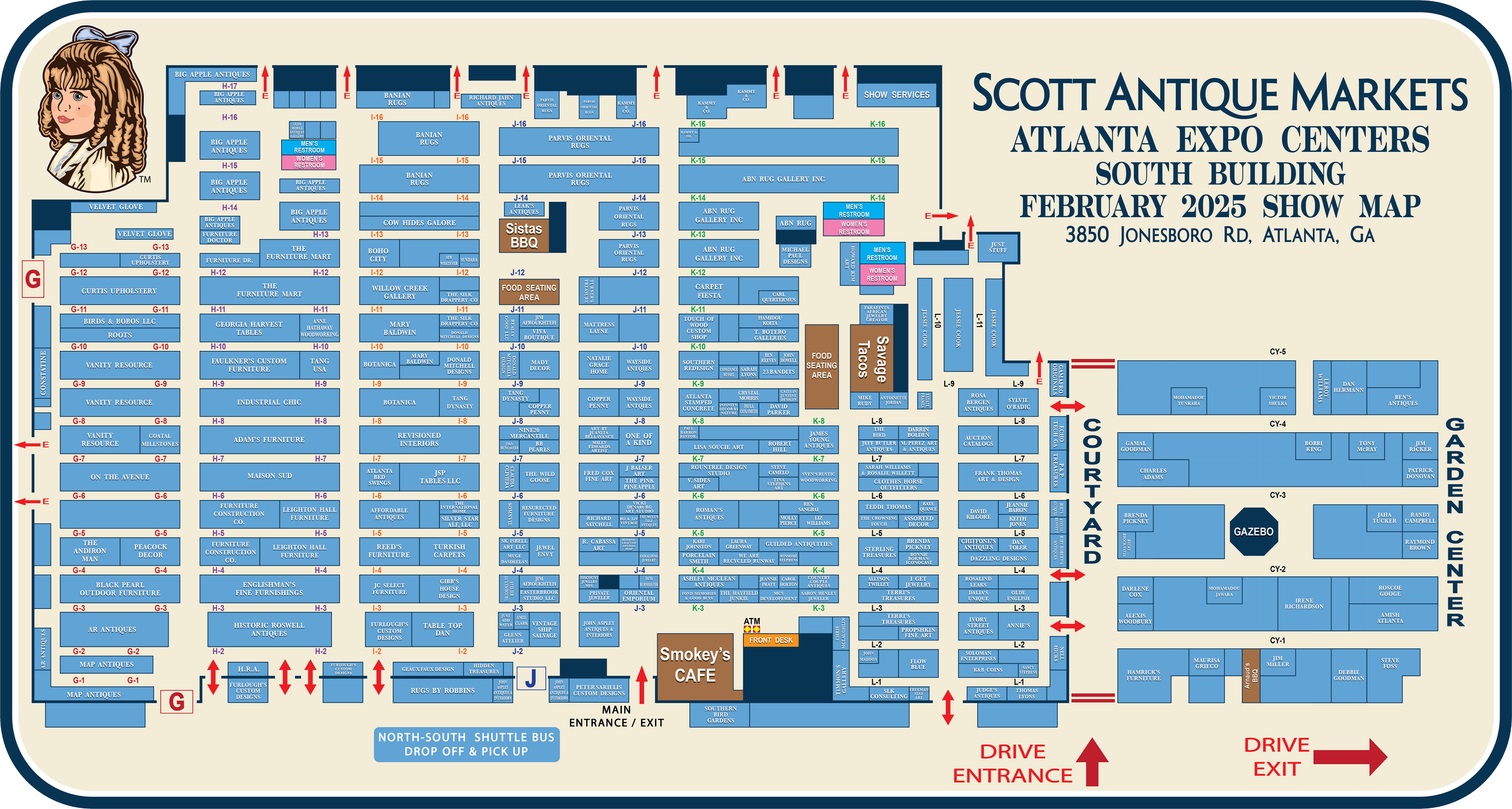 AtlantaShow Maps — SCOTT ANTIQUE MARKETS