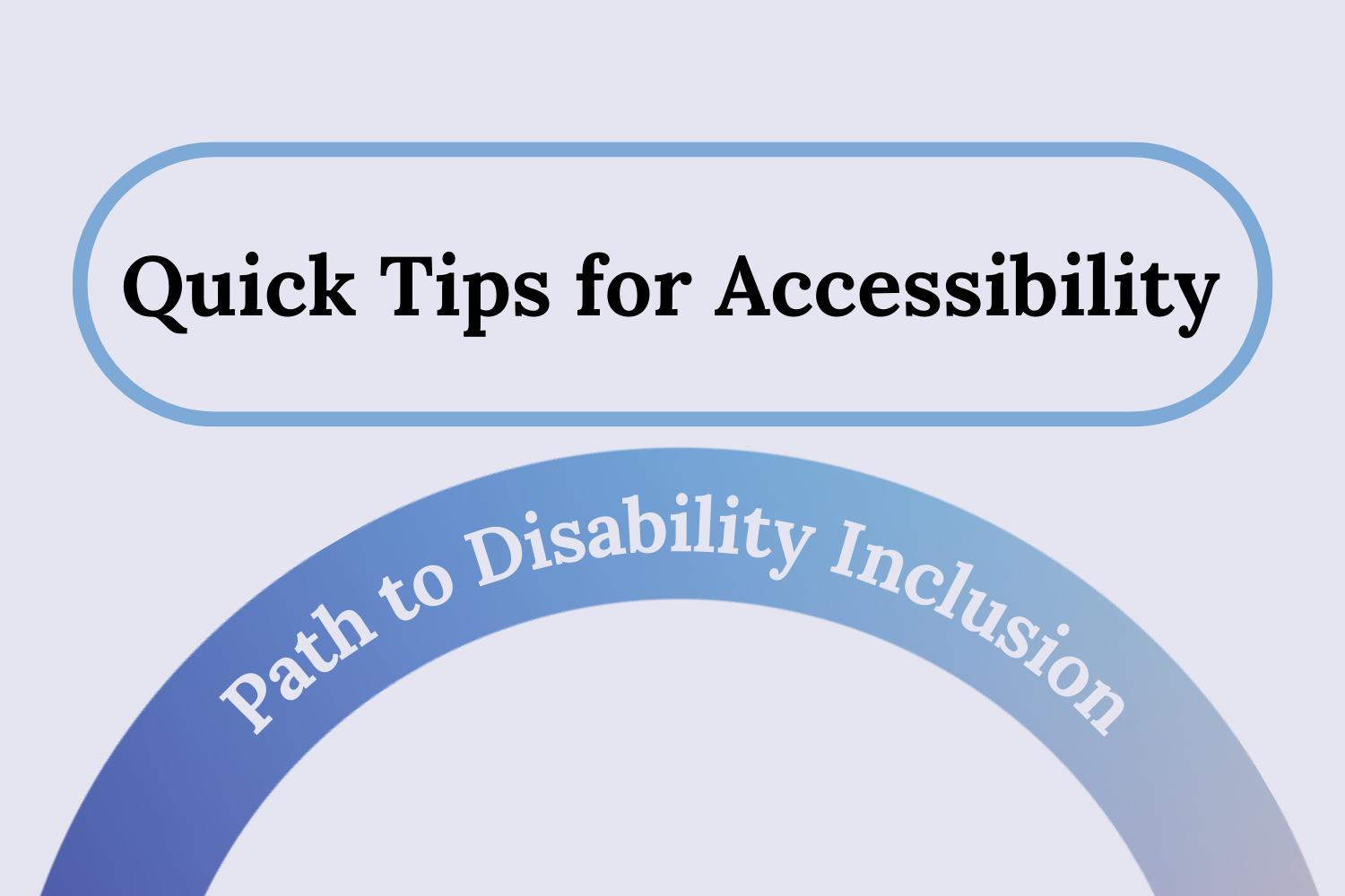 Quick Tips for Accessibility: Path to Disability Inclusion — Amanda Listens