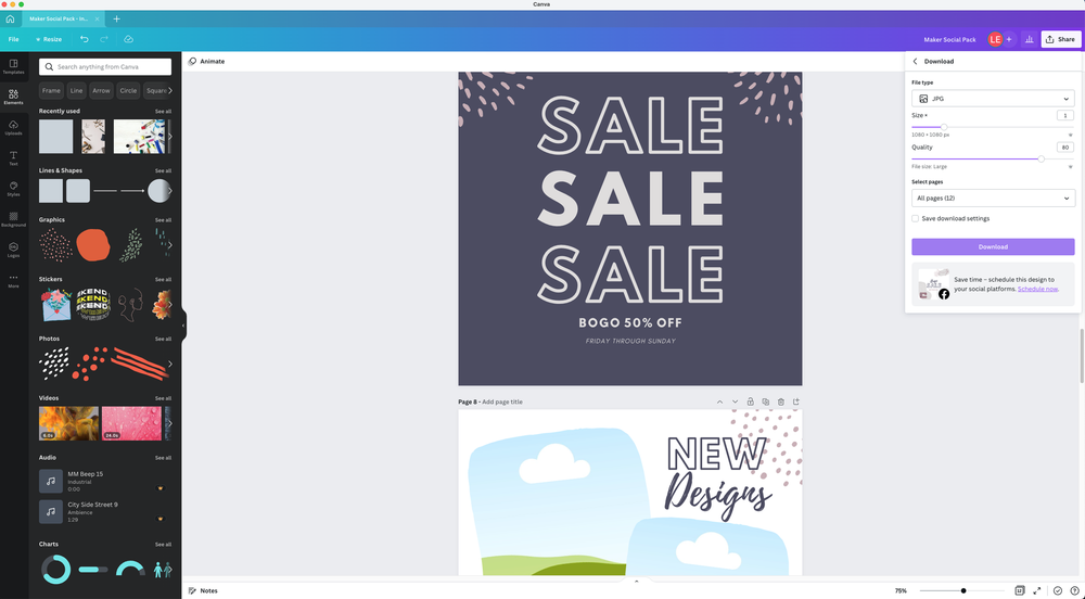 How to use custom Canva templates